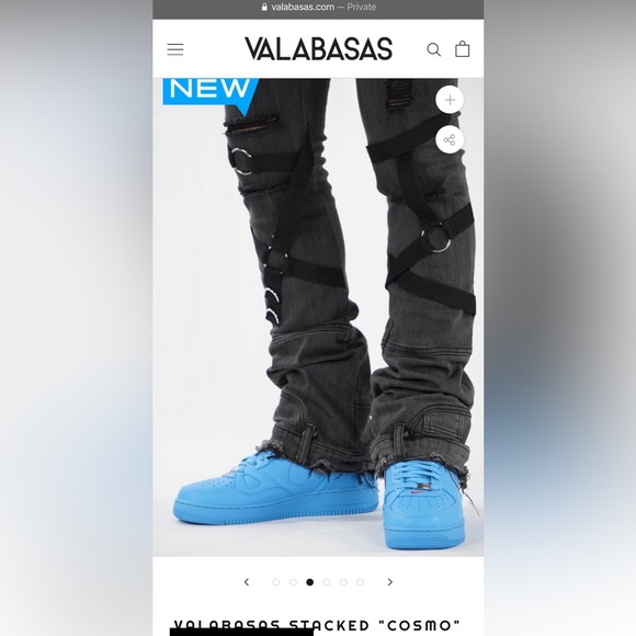 valabasas | Jeans | Valabasas Slimfit Stacked Denim Grey | Poshmark